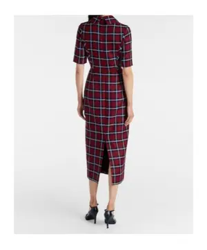 EMILIA WICKSTEAD Valletta Wool-blend Midi Dress