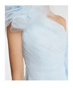 Giambattista Valli One-shoulder Tulle Minidress