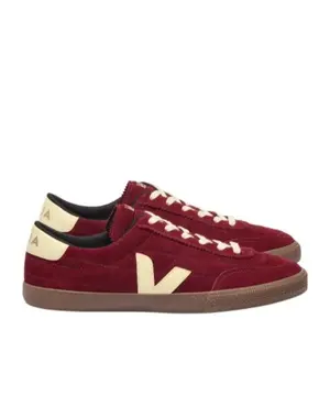 VEJA Logo Patch Lace-up Sneakers - Red