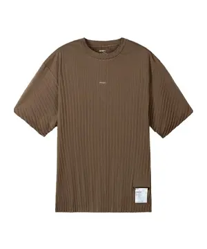 Satisfy Auralite Pleated T-shirt - Brown