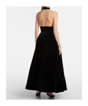 Elie Saab Halterneck Velvet Gown