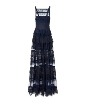Elie Saab Lace Gown - Black