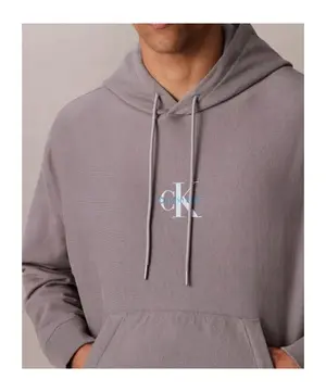 Calvin Klein Fleece Monogram Logo Hoodie