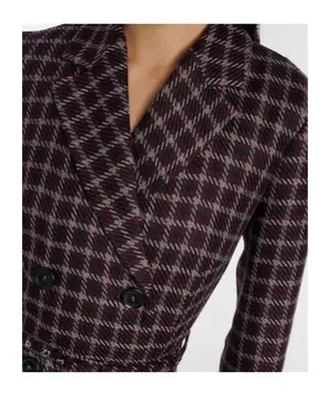 EMILIA WICKSTEAD Chaney Houndstooth Wool-blend Midi Dress