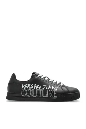 Versace Logo Embellished Sneakers