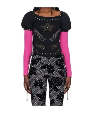 CHOPOVA LOWENA Studded Long-sleeve T-shirt
