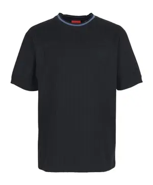 Hugo Boss Striped Crew-neck T-shirt - Black