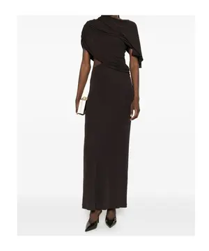 Alberta Ferretti Draped Dress