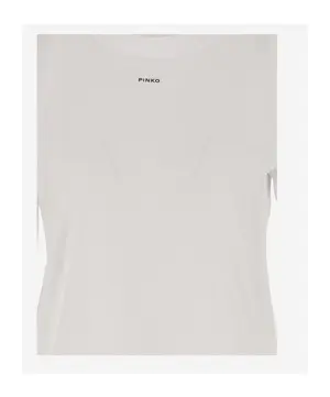 Pinko Logo-printed Crewneck T-shirt