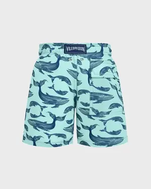 Vilebrequin Elasticated-waistband Whale Swim Shorts