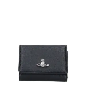VIVIENNE WESTWOOD Logo Engraved Wallets - Black