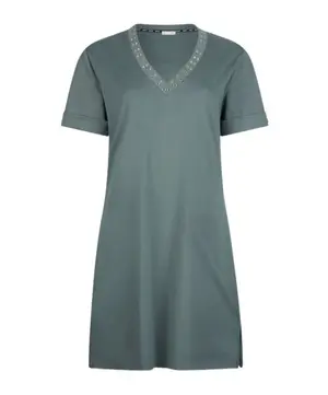 Liu Jo Decorative Eyelets Short Dress - Green