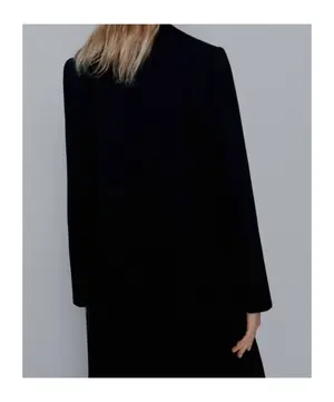 Marella Envers Satin Collarless Blazer