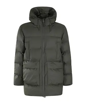Rains Puffer Jacket - Black