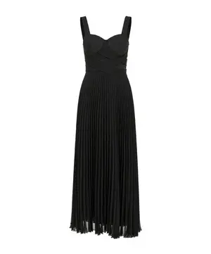 Patrizia Pepe Pleated Bustier Dress