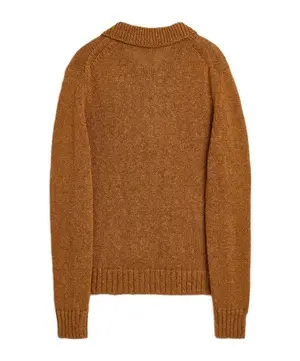 SUNFLOWER Long-sleeved Polo Collar Sweater