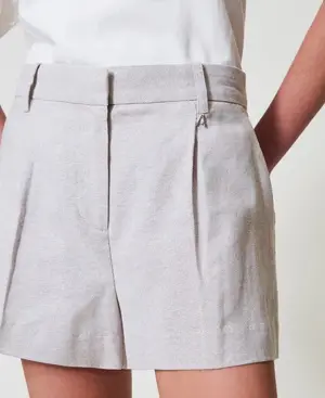 TWINSET Pleat-detail Shorts