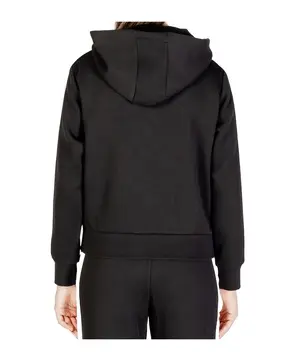 Guess Zip-up Hooded Sweatshirt With Embroidered Logo