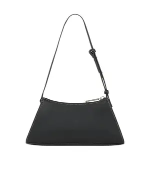 Karl Lagerfeld Zip-detail Curved Shoulder Bag