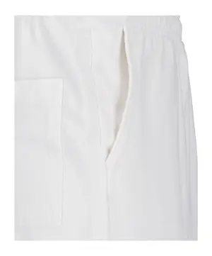 SPORTY  RICH Sporty & Rich Elastic Waist Shorts With Logo Detail