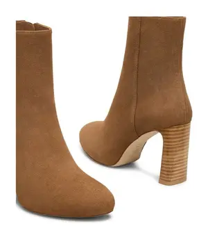 STUART WEITZMAN Babette Platform Zip Bootie