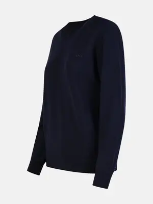 A.p.c. Logo Embroidered Knit Jumper