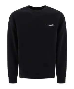 A.p.c. Logo Printed Crewneck Sweatshirt