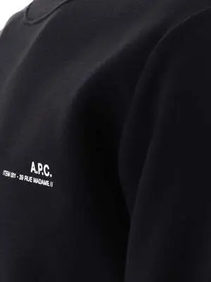 A.p.c. Logo Printed Crewneck Sweatshirt