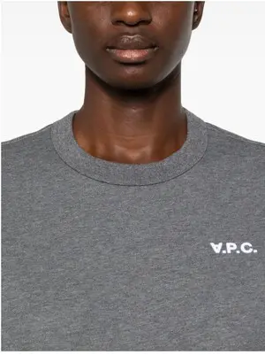 A.p.c. Flocked-logo Cotton Sweatshirt