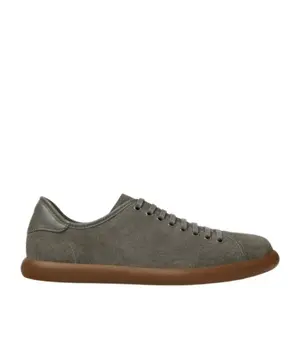 Camper Gray Nubuck And Leather Sneakers For Men - Grey