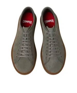 Camper Gray Nubuck And Leather Sneakers For Men