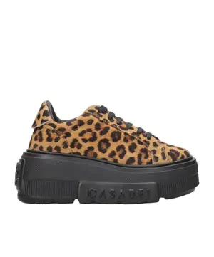 Casadei Round-toe Low-top Casual Shoes - Black