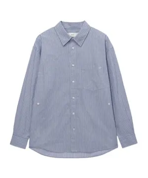 DUNST Striped Button-up Shirt