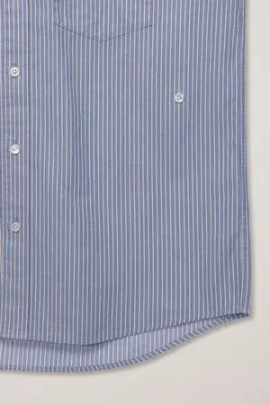 DUNST Striped Button-up Shirt