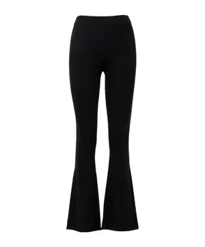 SEMICOUTURE Flared Casual Pants - Black