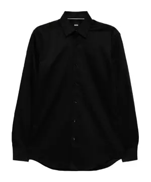 Hugo Boss Cotton Shirt - Black