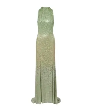 Jenny Packham Benie Embellished Halterneck Gown