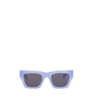 Off-White Davie Square-frame Sunglasses - Light Blue
