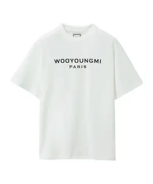 WOOYOUNGMI Logo-print Cotton T-shirt - White