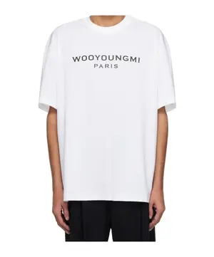 WOOYOUNGMI Logo-print Cotton T-shirt