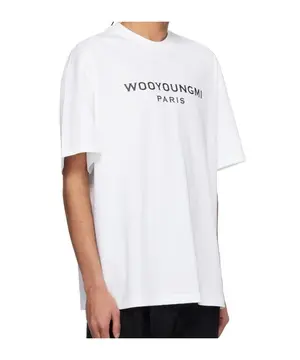 WOOYOUNGMI Logo-print Cotton T-shirt