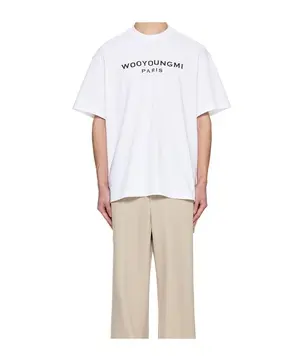 WOOYOUNGMI Logo-print Cotton T-shirt