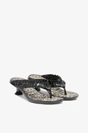 GANNI Melissa Thong Heeled Sandals