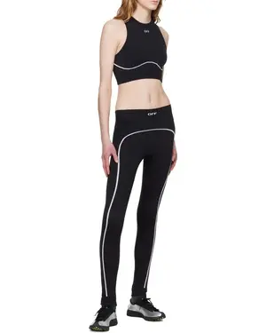 Off-White Logo Trim Slim Fit Pants