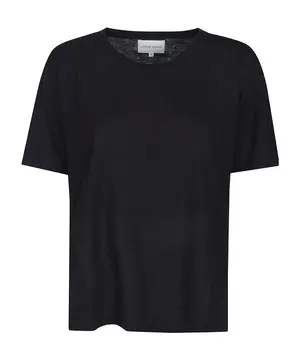 LOULOU STUDIO Ezra T-shirt - Black