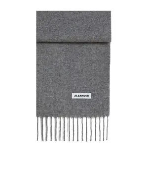JIL SANDER Slim Wool Scarf