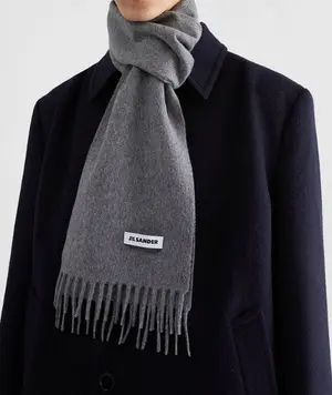 JIL SANDER Slim Wool Scarf