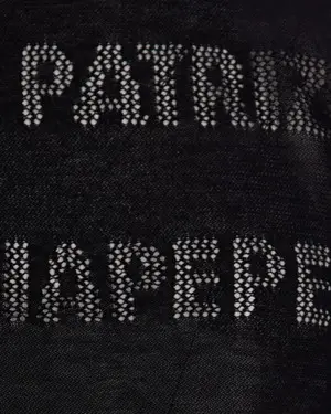 Patrizia Pepe Perforated Detail Long Sleeve Sweater