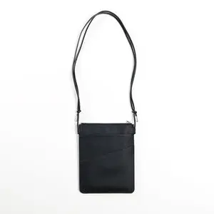 Y3 Logo Printed Zip-up Crossbody Bag