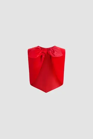 PATOU Bow-detail Sleeveless Top